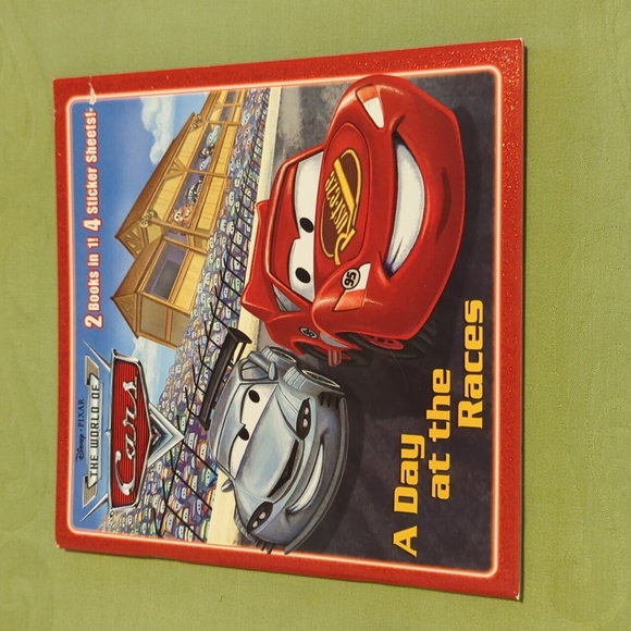 random house | Other | Cars Sticker Book A Day At The Races Disney ...
